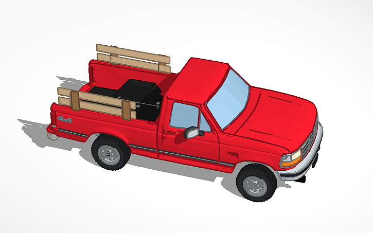 3D design Restored F-150 Farm Truck - Tinkercad