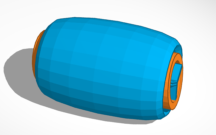 3D design airplane engine - Tinkercad