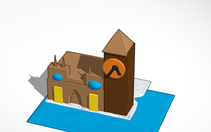 3D design Big ben - Tinkercad