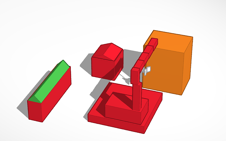3D design Construction Site - Tinkercad