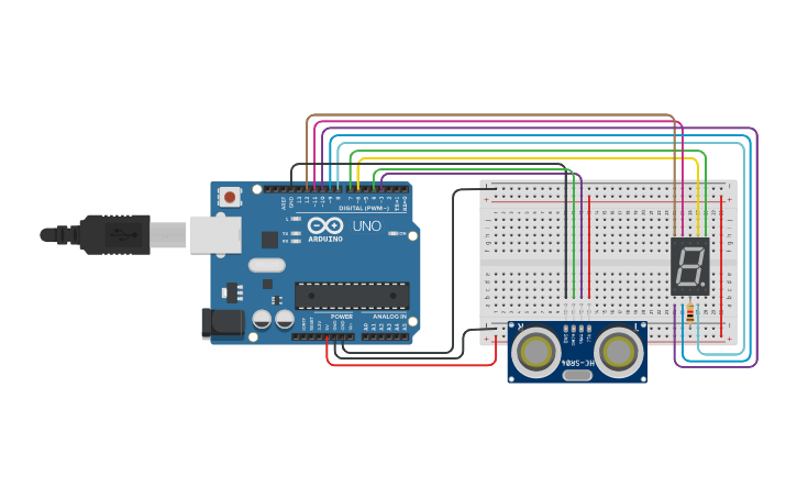 Circuit design UDS HEXADECIMAL 7 SEGMENT DISPLAY | Tinkercad Circuit design UDS HEXADECIMAL 7 SEGMENT DISPLAY | Tinkercad
