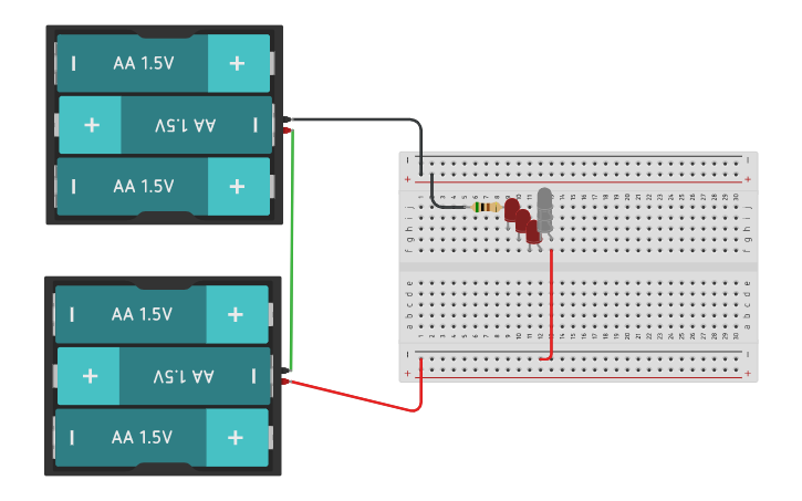 Circuit design circuito mixto - Tinkercad