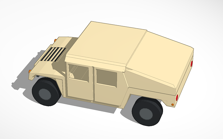 3D design #MegaContest HUMVEE - Tinkercad