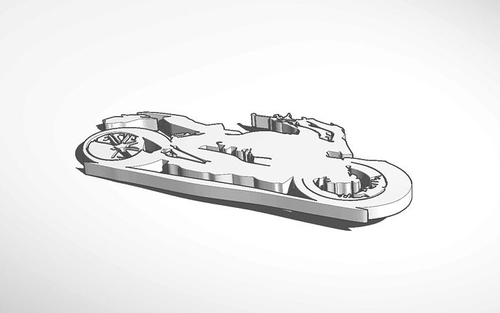 3D design Motorcycle - Tinkercad