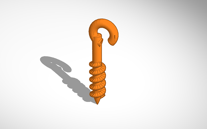 3D design EYE Bolt - Tinkercad