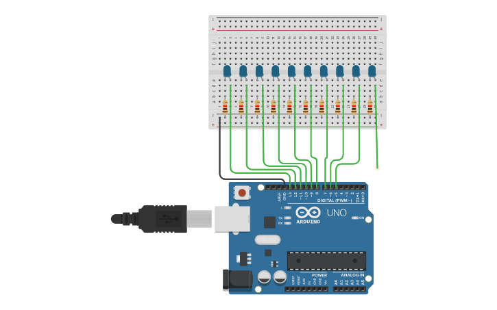 Circuit design 10 Fading LED | Tinkercad