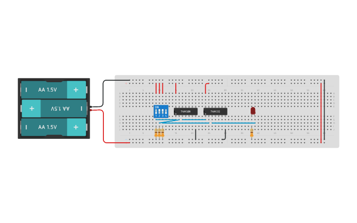 Circuit design Circuito Logico - Tinkercad