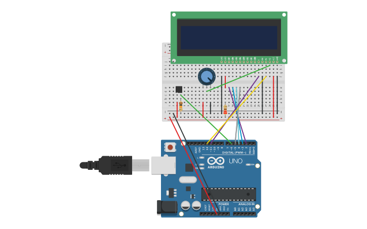 Circuit Design Arduino Crystal Ball Tinkercad