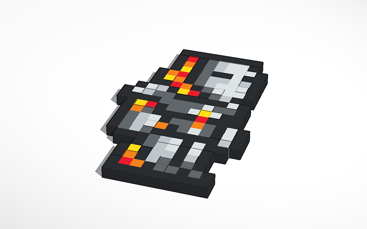 3D design Terraria Molten armour (entry into trooper) - Tinkercad