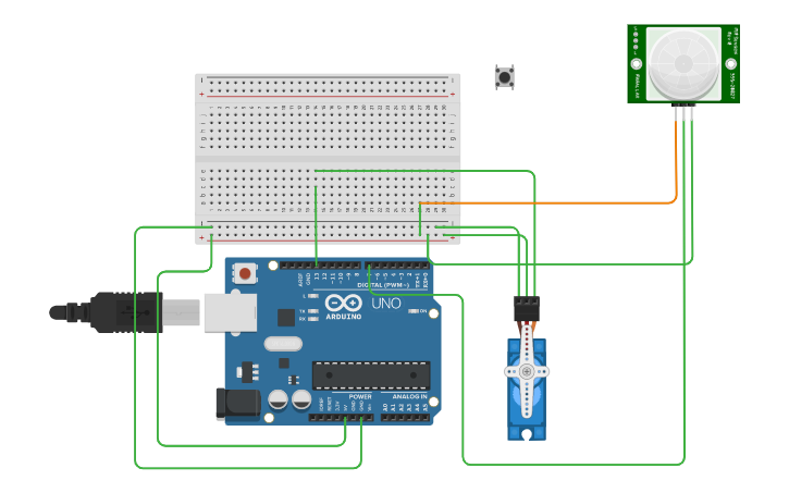Circuit design servo motor brandon sierra | Tinkercad