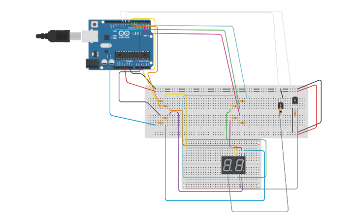 Circuit design DANNY PRACTICA MULTIPLEX ANG | Tinkercad