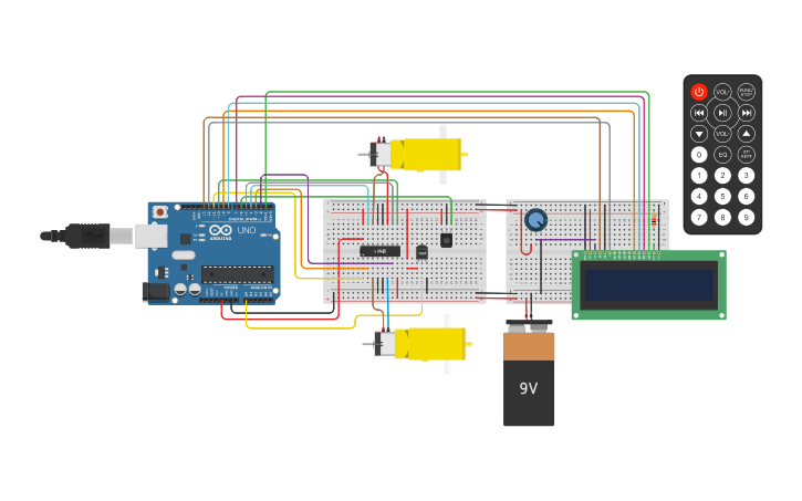 Circuit design projeto final - Tinkercad