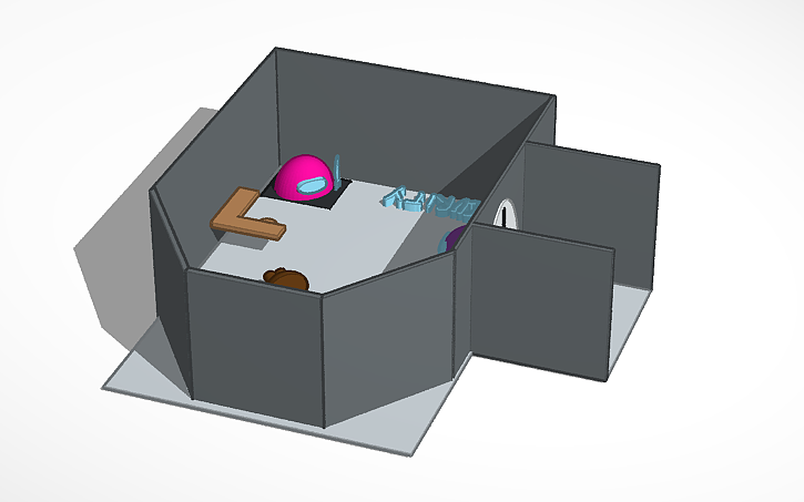 3D design Among us Security: Skeld map | Tinkercad