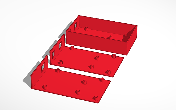 3d Design Arduino Mega 2560 Footprint Plus Box Tinkercad