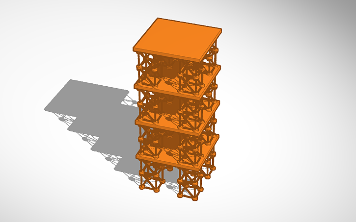 3D design Big Support Beam - Tinkercad