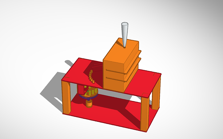 3D design Marble sorting Machine (advanced) - Tinkercad