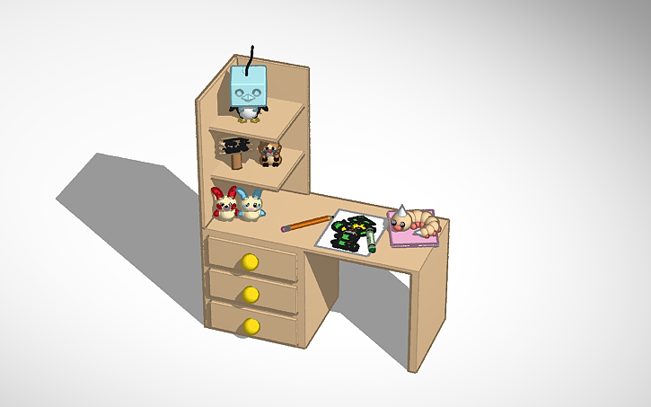 3d Design Desk Tinkercad