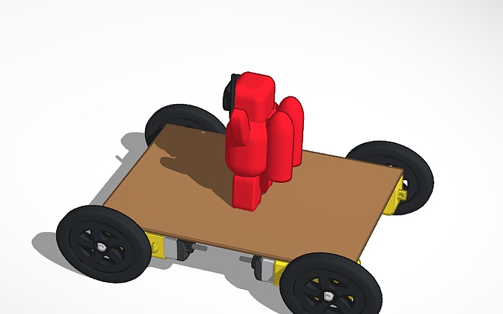 3D design rover with dual shaft motor | Tinkercad