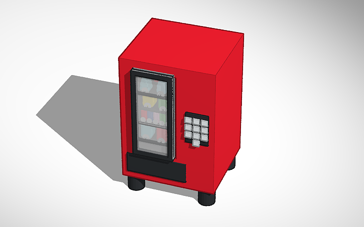 3D design Vending Machine - Tinkercad
