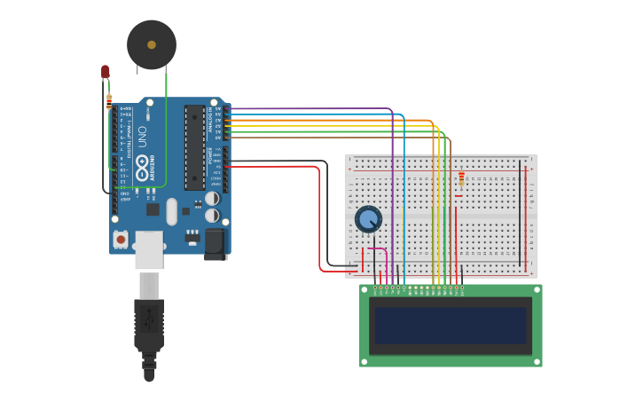Circuit design Automatic Water Tank Monitor using Ultrasonic sensor and ...
