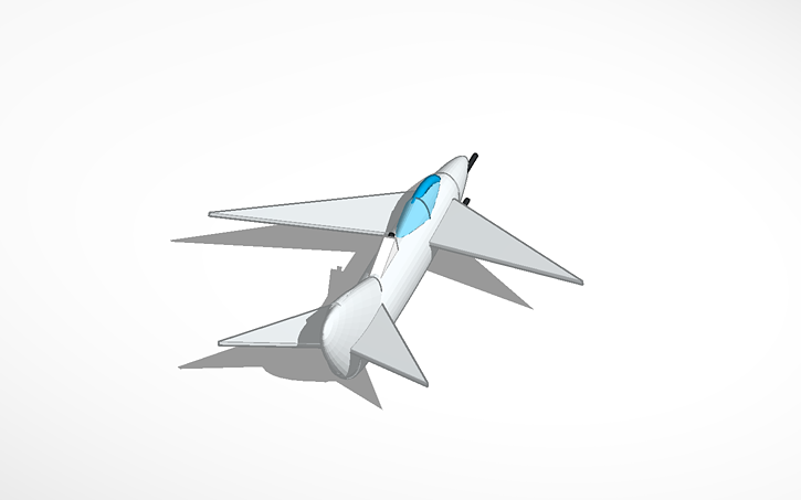 3D design Simple Jet - Tinkercad
