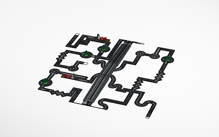 3D design map 3 thi - Tinkercad