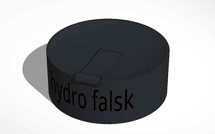 3D design hydro flask coffee lid - Tinkercad