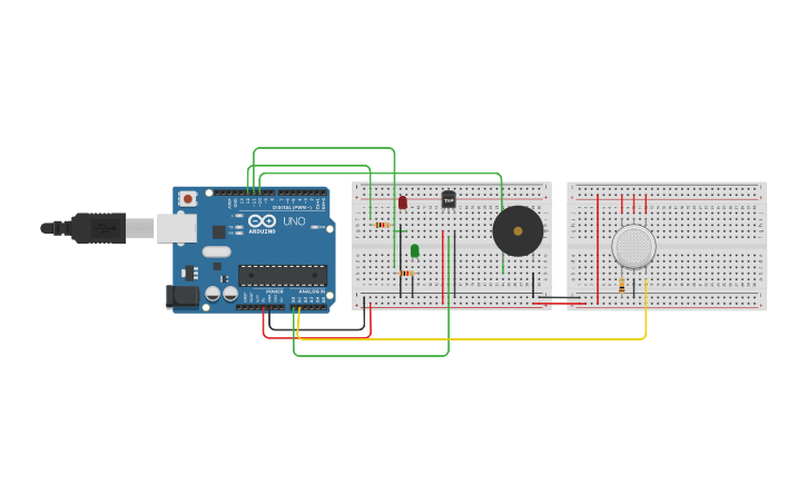 Circuit design Weather monitor | Tinkercad