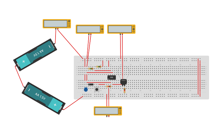 Circuit Design Ne555 Power Gating Timer With Self Shutdown Tinkercad