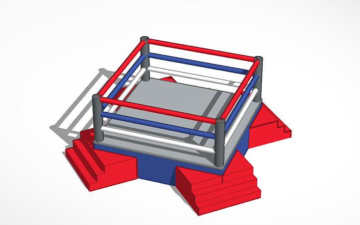 3D design Boxing Ring | Tinkercad