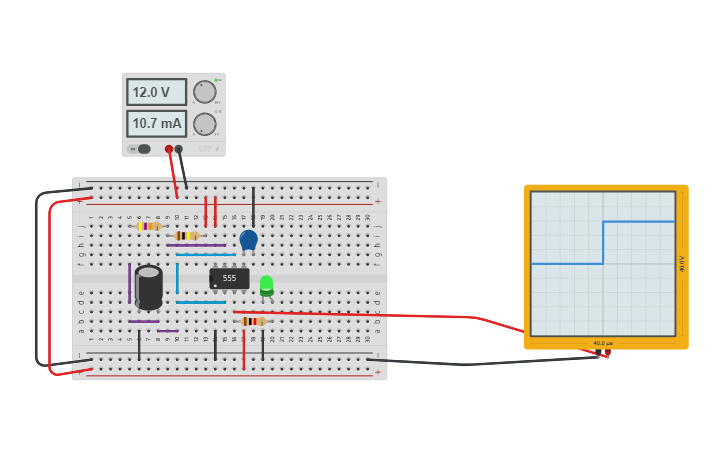 Circuit Design Circuito Com Ci 555 Tinkercad