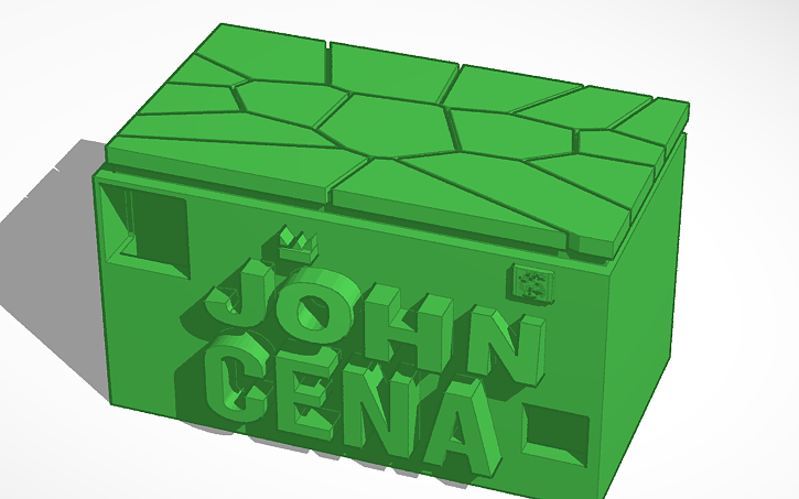 3D design Jayden Cena base | Tinkercad