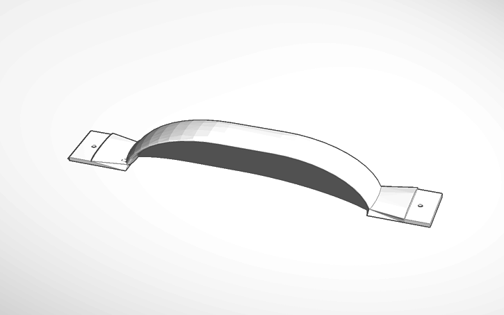 3D design box handle made it in Sketchup | Tinkercad