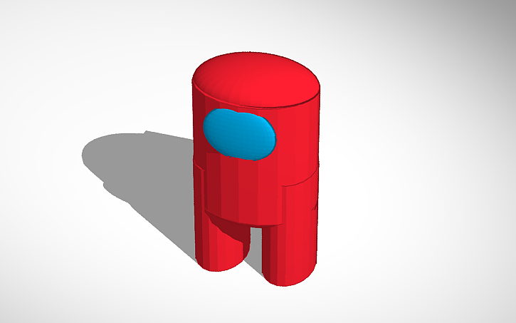 3D design Among Us Character - Tinkercad