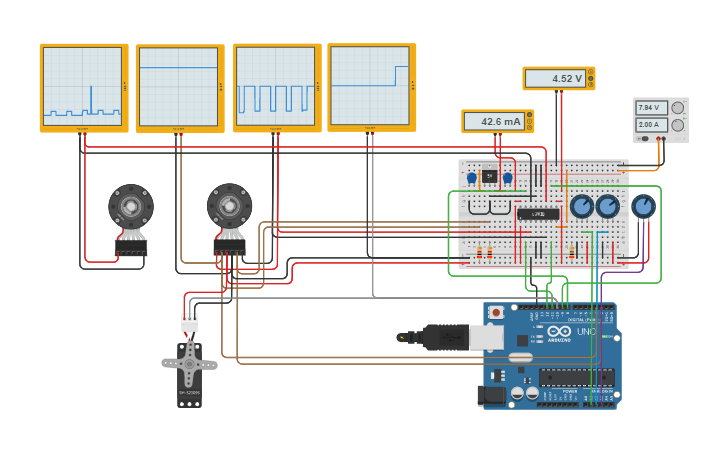 Circuit Design Dual Pwm Motor Tinkercad