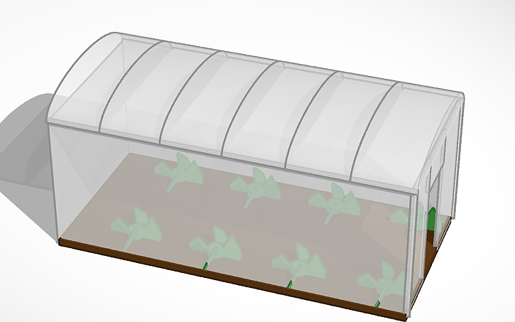 3D design Greenhouse - Tinkercad