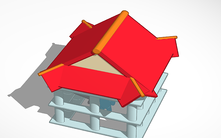 3D design Minecraft Steve House - Tinkercad