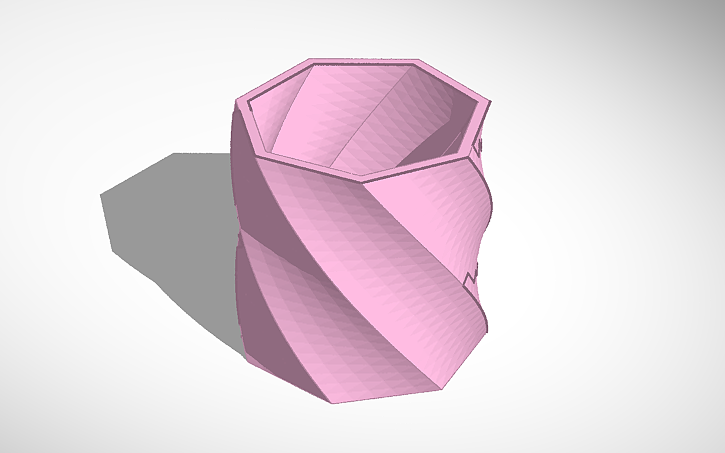 3D design Pencil Holder!!!!! | Tinkercad