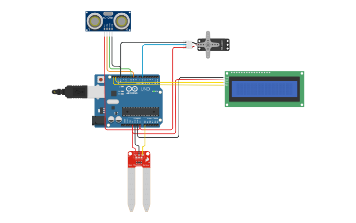 Circuit design Wet and Dry Segregator - Tinkercad