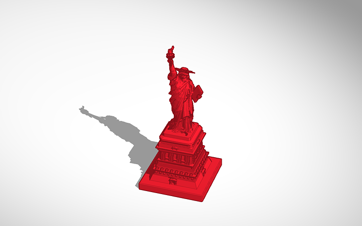 3D design Statue of Liberty - Tinkercad