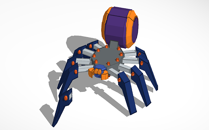 3D design spider - Tinkercad