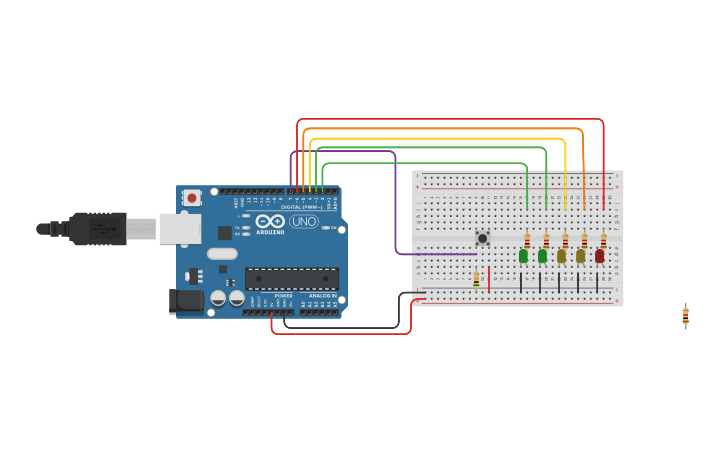 Circuit design idêntico | Tinkercad
