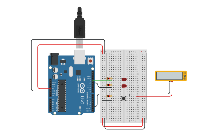 Circuit design MAE 3780 Lecture 2: Arduino Circuit | Tinkercad