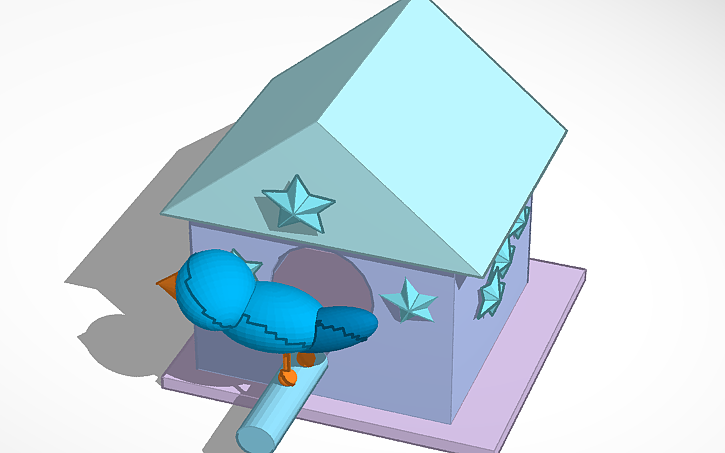 3D design bird house by Xihuapily - Tinkercad
