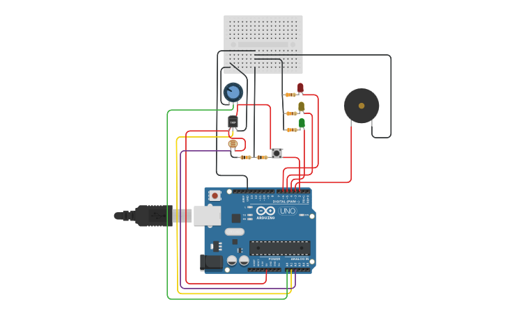 Circuit design Shield initiation - Tinkercad