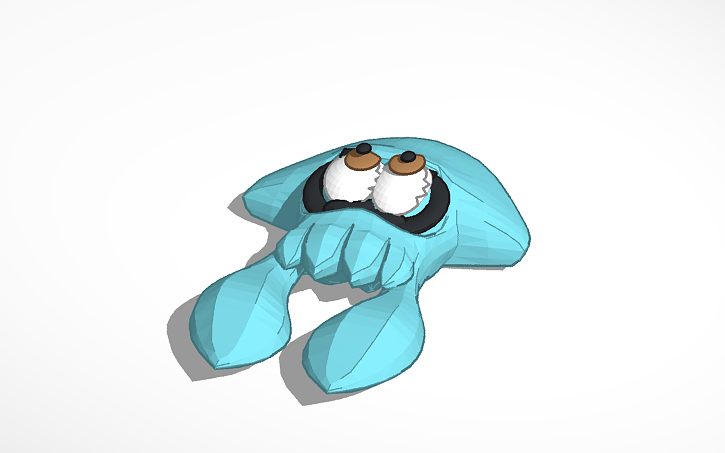 3D design Splatoon Squid | Tinkercad
