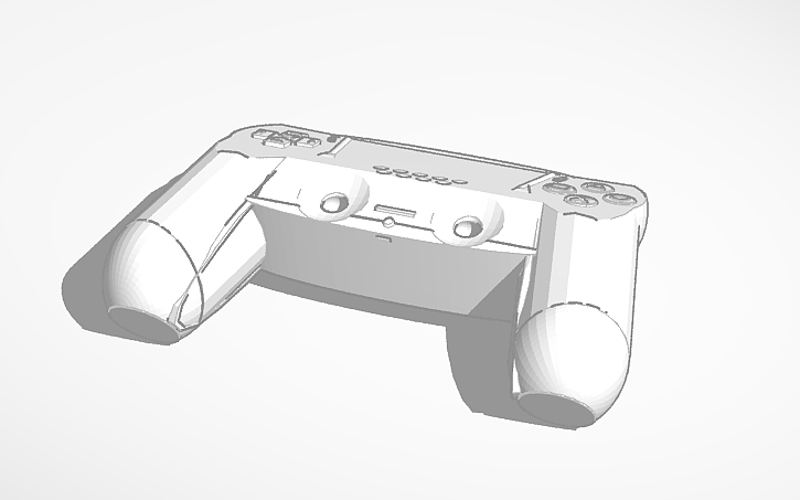 3D design PS5 Controller - Tinkercad