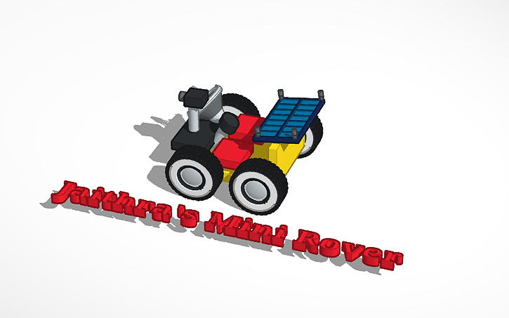 3D design jaithra's Mini Rover - Tinkercad