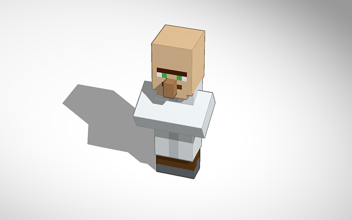 3D design Minecraft Villager #minecraft - Tinkercad