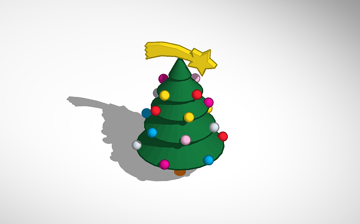 3D design Christmas Tree - Tinkercad